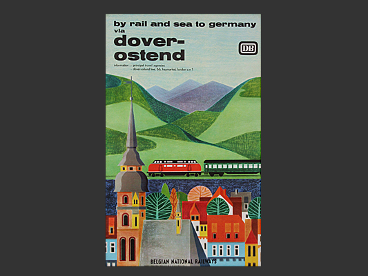 fearsandkahn - Dover-Ostend Poster